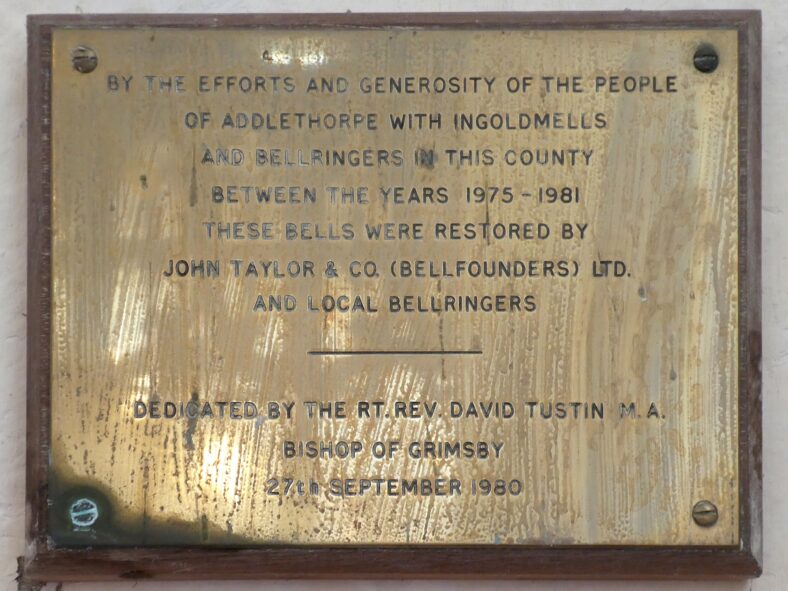 Addlethorpe, St Nicholas, Tower, Bells - Society for Lincolnshire ...