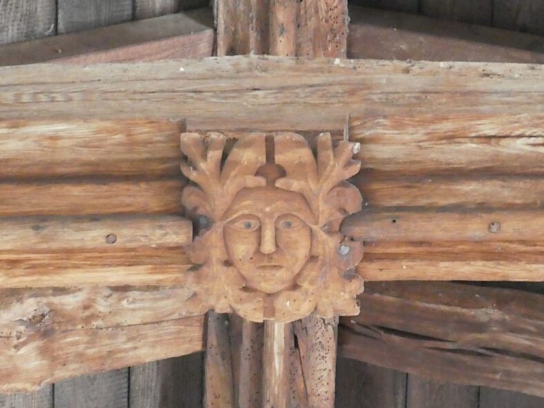 Addlethorpe, St Nicholas, Nave, Roof, Green Man - Society for ...