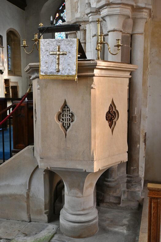 Ancaster, St Martin, Nave, Pulpit - Society for Lincolnshire History ...
