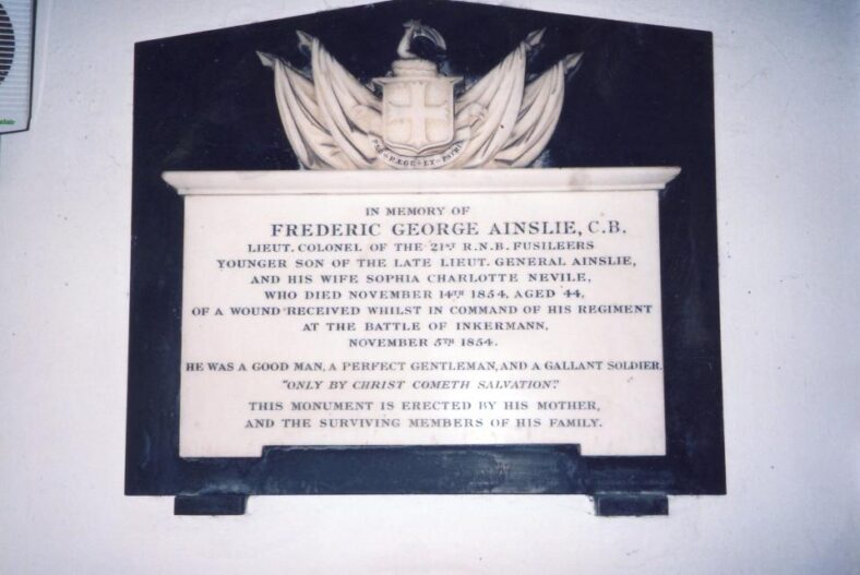 Aubourn, St Peter (Old Church), Memorial (Ainslie) - Society for ...