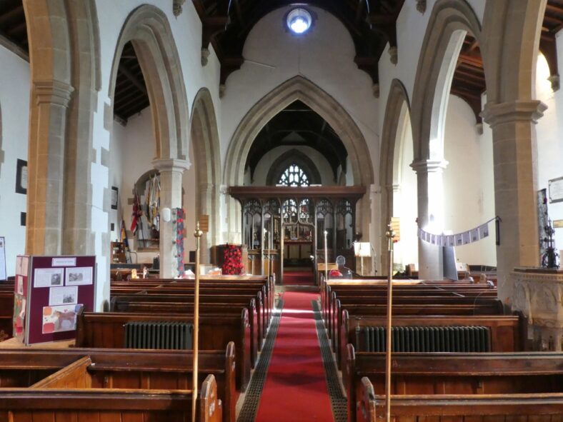 Barrowby, All Saints, Nave - Society for Lincolnshire History & Archaeology