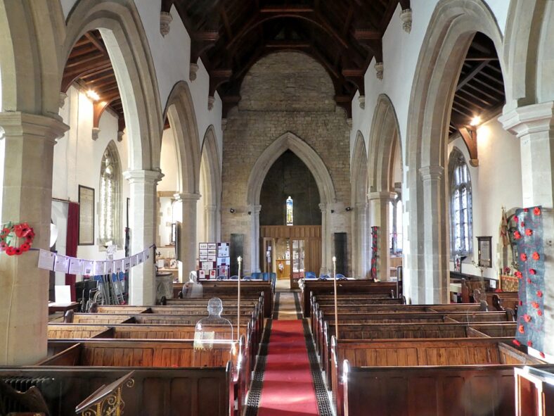 Barrowby, All Saints, Nave - Society for Lincolnshire History & Archaeology