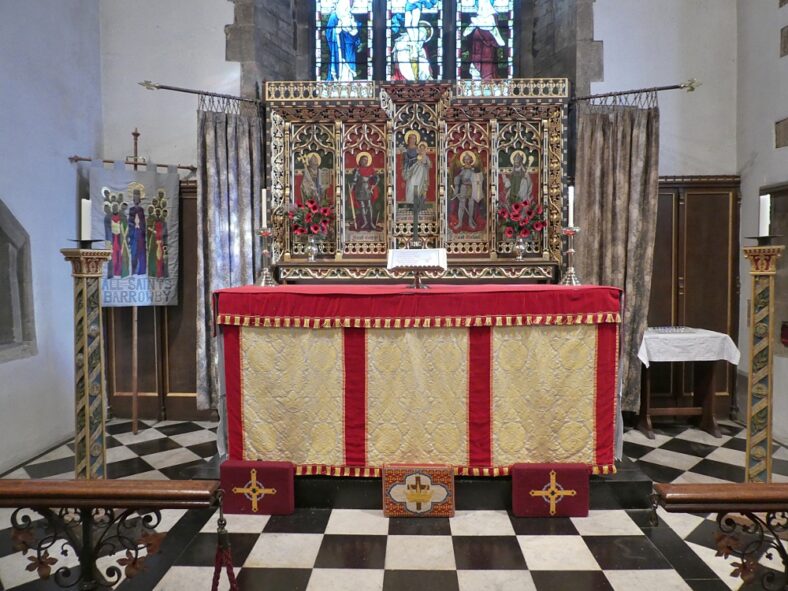 Barrowby, All Saints, Chancel, Sanctuary - Society for Lincolnshire ...