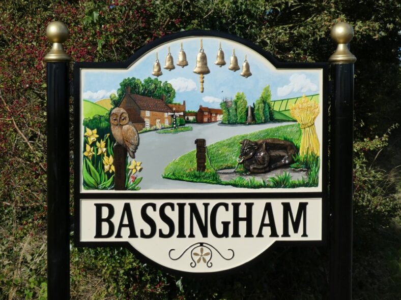 Bassingham, Village Sign - Society for Lincolnshire History & Archaeology