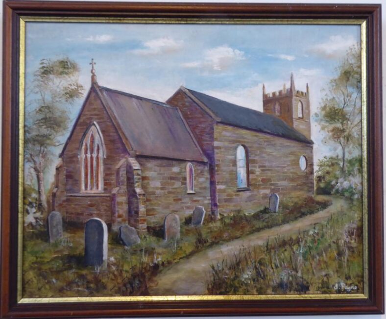 Belchford, St Peter & St Paul, painting - Society for Lincolnshire ...