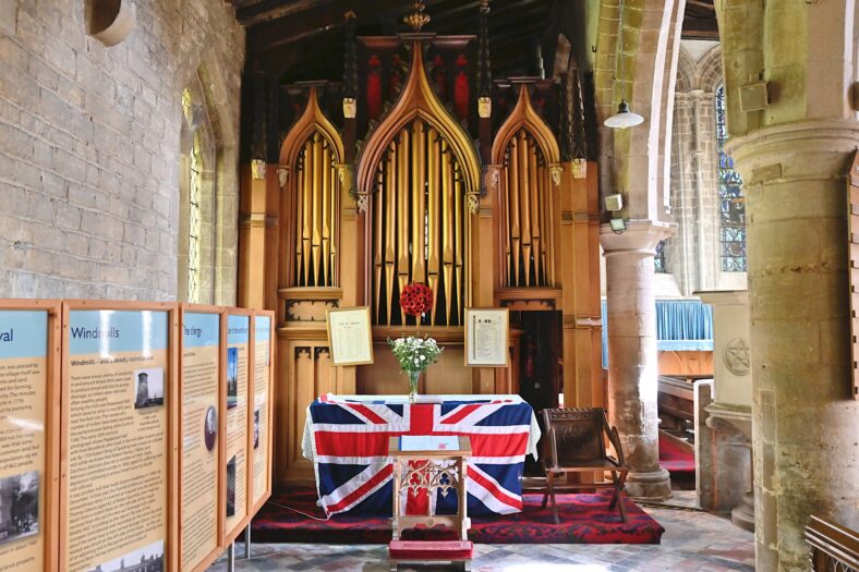 Bicker, St Swithun, North Aisle, Remembrance Corner - Society for ...