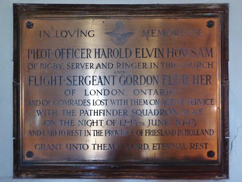 Bigby, All Saints, Memorial (Harold Elvin Howsam) - Society for ...