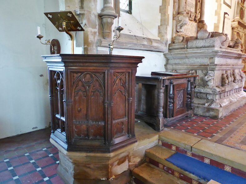 Bigby, All Saints, Pulpit - Society for Lincolnshire History & Archaeology