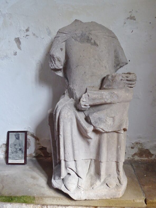 Bigby, All Saints, Statue - Society for Lincolnshire History & Archaeology