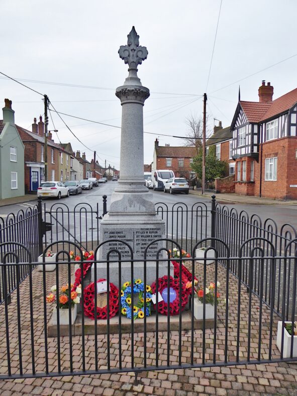 Billinghay, War Memorial - Society for Lincolnshire History & Archaeology