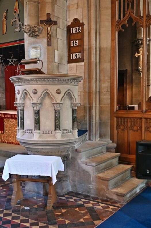 Binbrook, SS.Mary&Gabriel, Nave, Pulpit - Society for Lincolnshire ...
