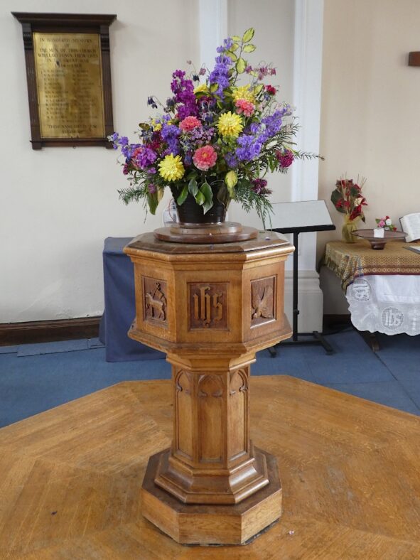 Boston, Centenary Methodist Church, Font - Society for Lincolnshire ...