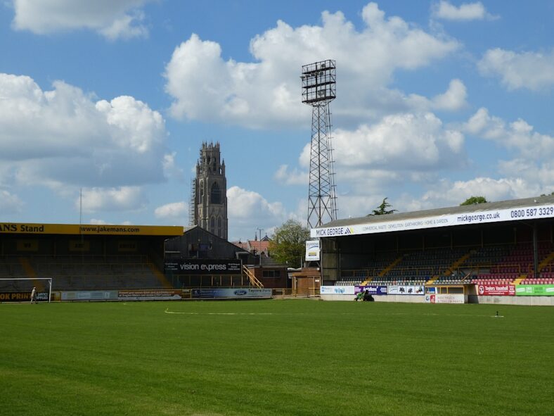 Boston, Boston United Football Club ("The Pilgrims"), York Street ...