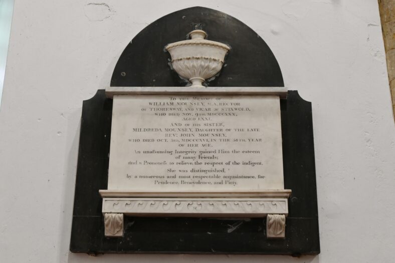 Caistor, SS. Peter & Paul, Chancel, Memorial (Mounsey) - Society for ...