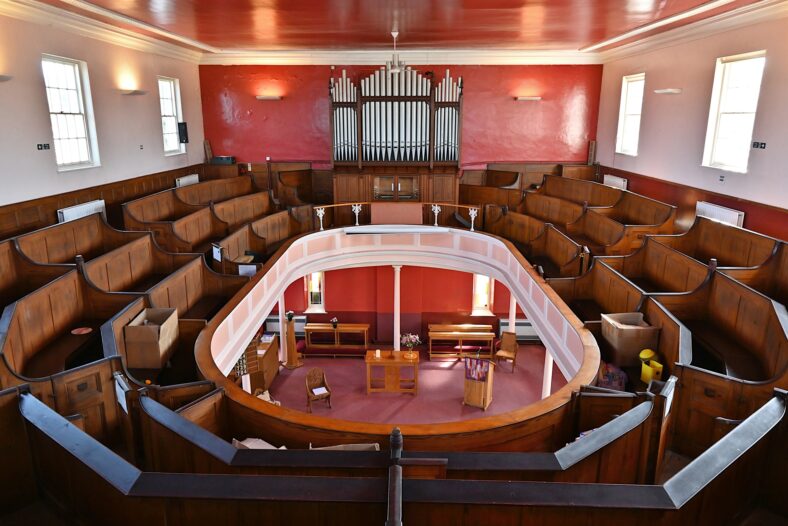Caistor, Wesleyan Methodist Chapel, Interior - Society for Lincolnshire ...