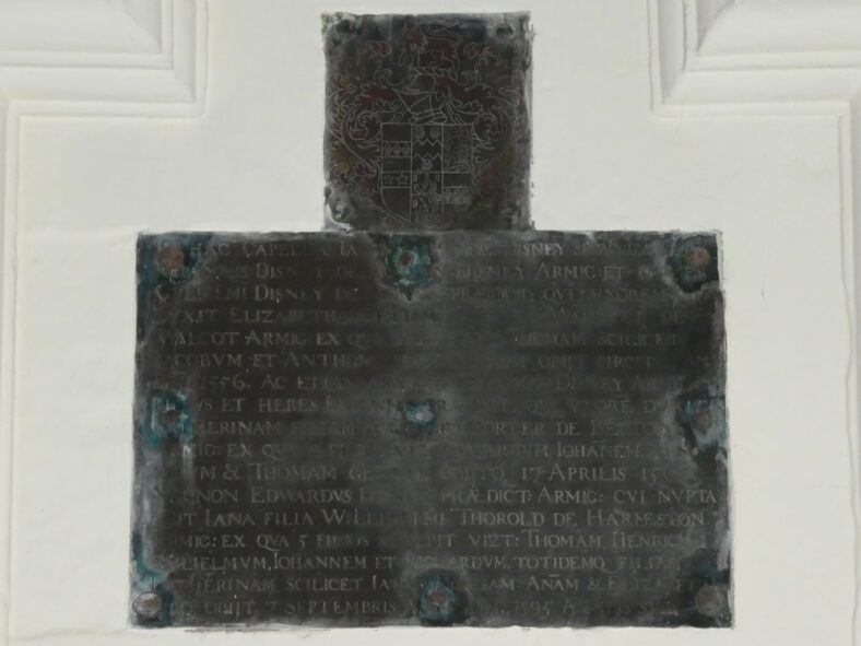 Carlton le Moorland, St Mary, Brass Wall Plate - Society for ...