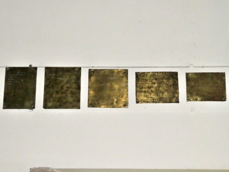 Carlton le Moorland, St Mary, Brass Wall Plates - Society for ...