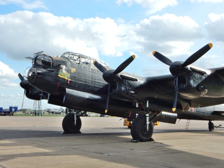 Coningsby, RAF Coningsby, BBMF, Lancaster PA474 - Society for ...