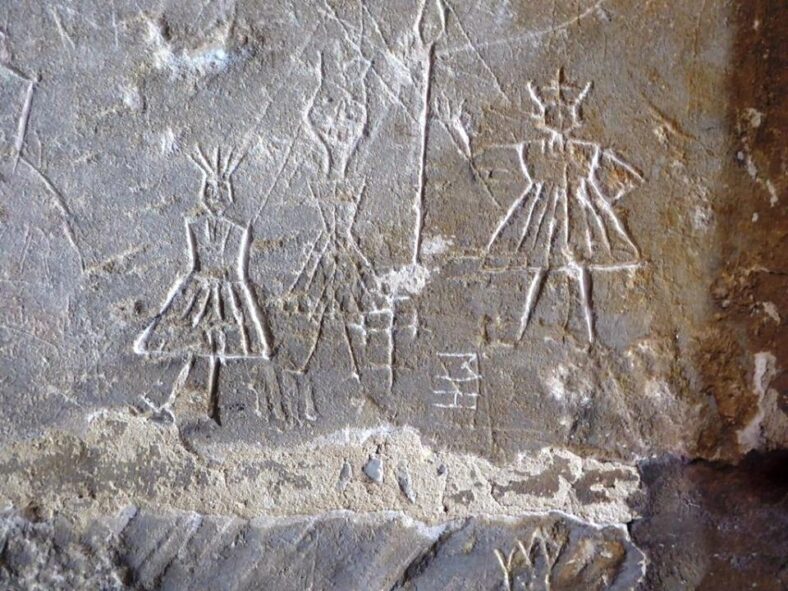 Cranwell, St Andrew, graffito - Society for Lincolnshire History ...