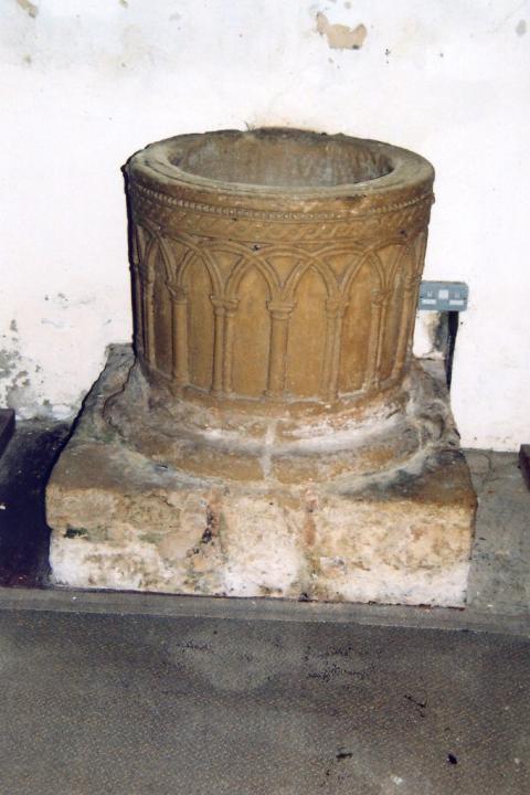 Croxby, All Saints, font - Society for Lincolnshire History & Archaeology