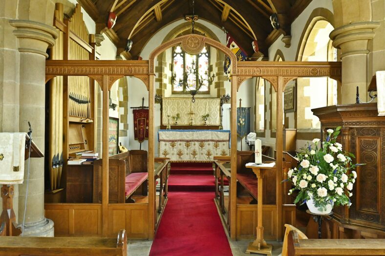 Eagle, All Saints, Chancel Screen