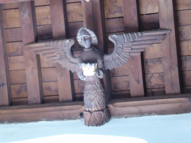 Edenham, St Michael, roof angel - Society for Lincolnshire History ...