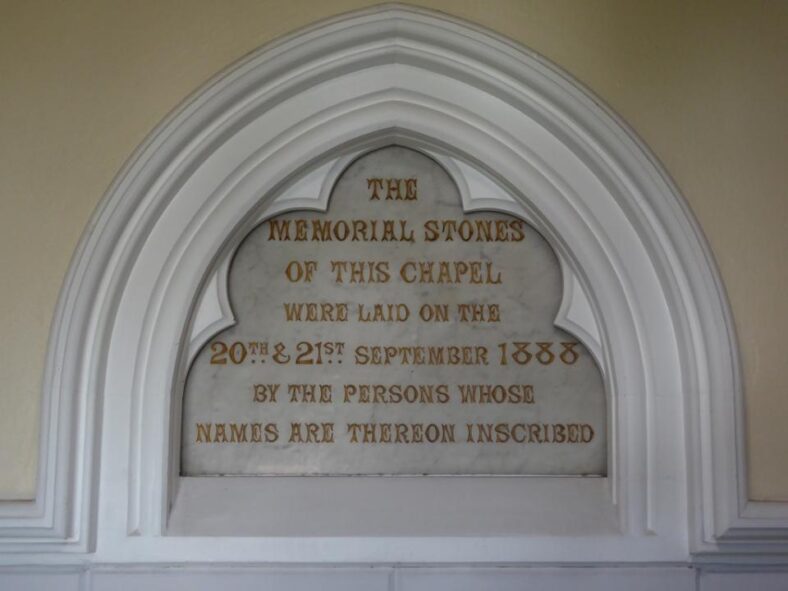Epworth, Wesley Memorial Methodist Church, plaque - Society for ...