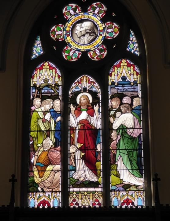 Epworth, Wesley Memorial Methodist Church, window - Society for ...