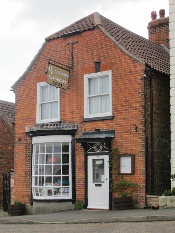 Folkingham, Market Place, Quaintways Teashop - Society for Lincolnshire ...