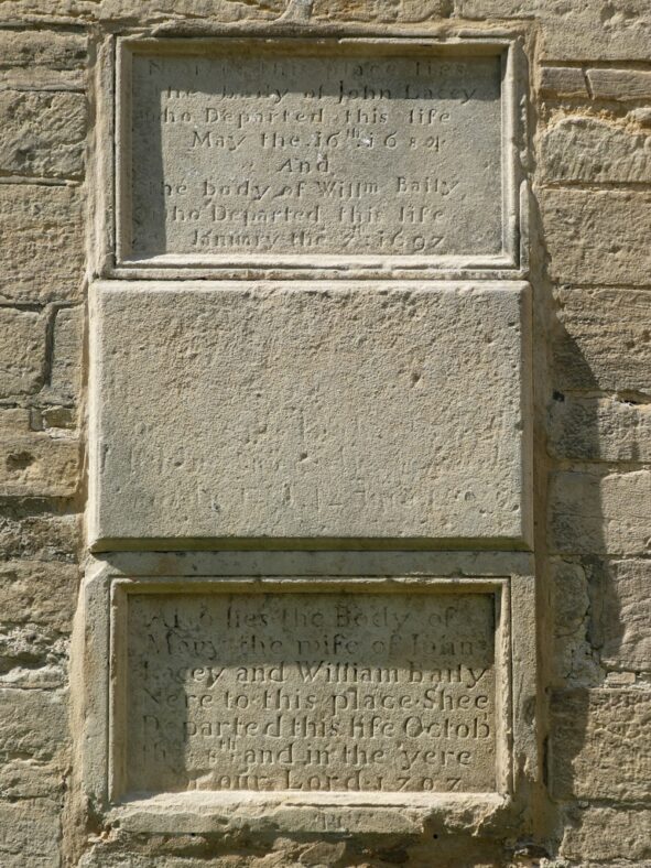 Folkingham, St Andrew, Exterior Memorial - Society for Lincolnshire ...