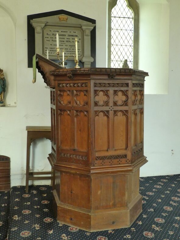 Fulstow, St Lawrence, Nave, Pulpit - Society for Lincolnshire History ...