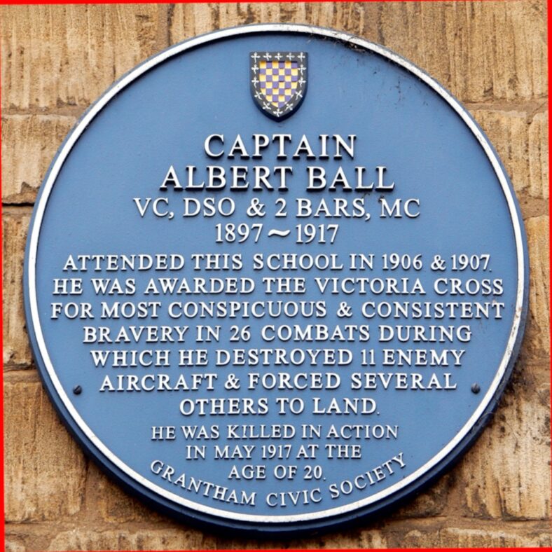 Ball, Albert - Victoria Cross - Society for Lincolnshire History ...