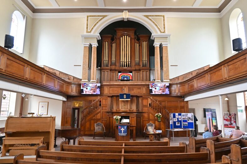 Grantham, Wesleyan Methodist Chapel, Interior - Society for ...