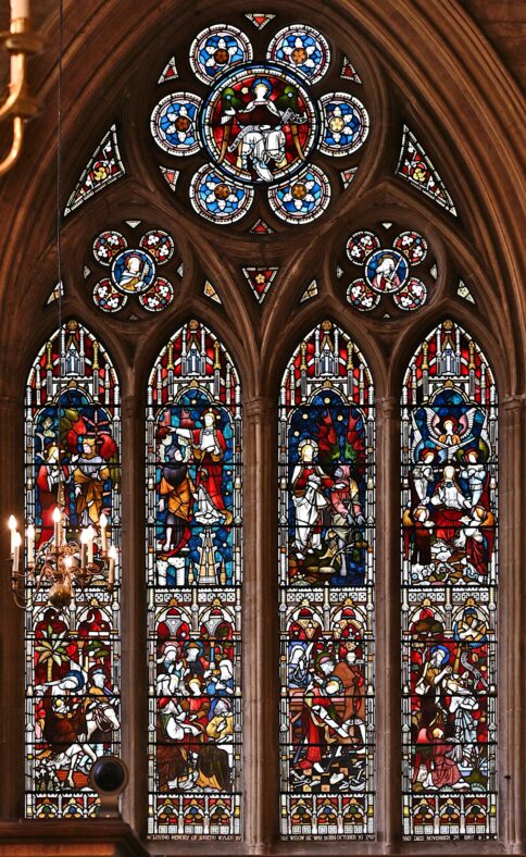 Grantham, St Wulfram, North Aisle, Window (Wyles) - Society for ...