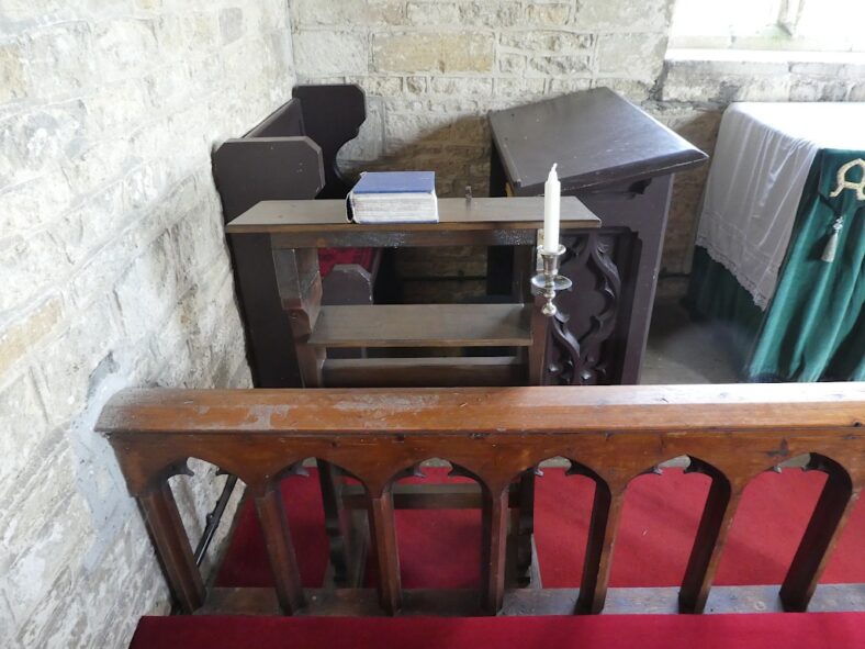Great Humby, Chapel, Reading Desk