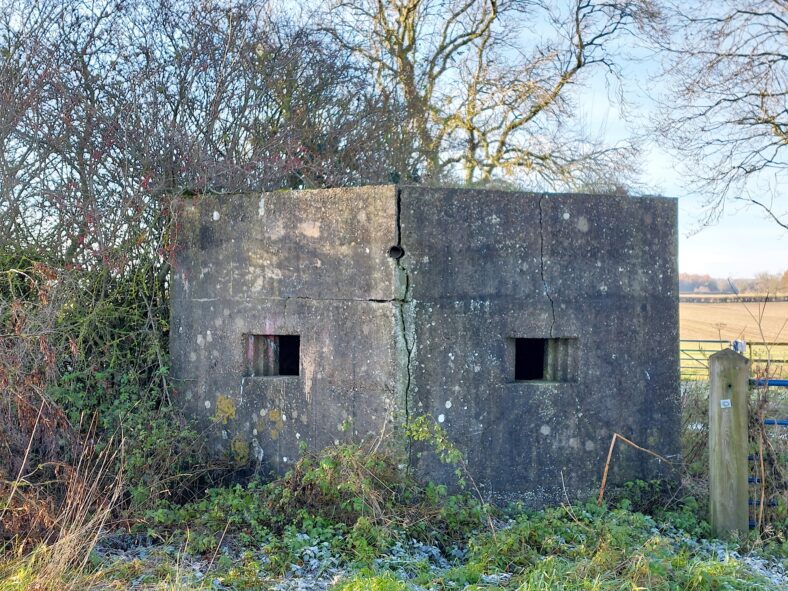 Great Ponton, Pillbox - Society for Lincolnshire History & Archaeology