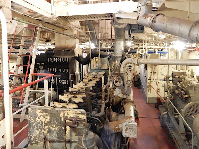 Grimsby, Alexandra Dock, Ross Tiger, Engine Room