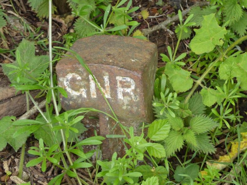 Firsby-Louth, GNR Railway Boundary Marker Post - Society for ...