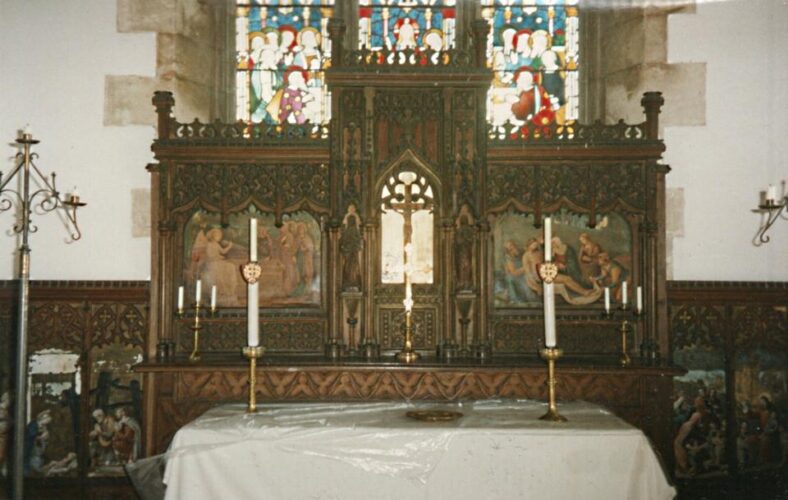 Gunby, St Nicholas, Reredos - Society for Lincolnshire History ...