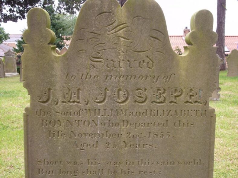 Habrough, St Margaret, gravestone - Society for Lincolnshire History ...