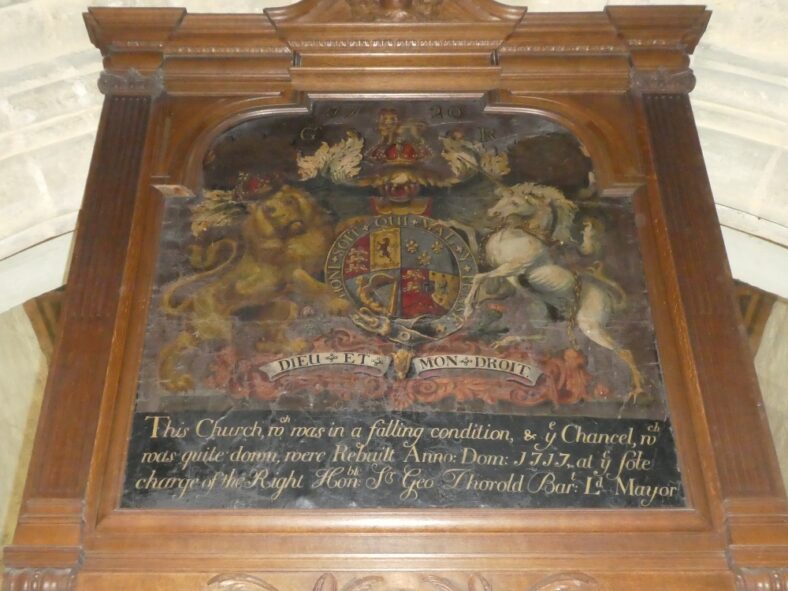 Harmston, All Saints, Royal Arms - Society for Lincolnshire History ...