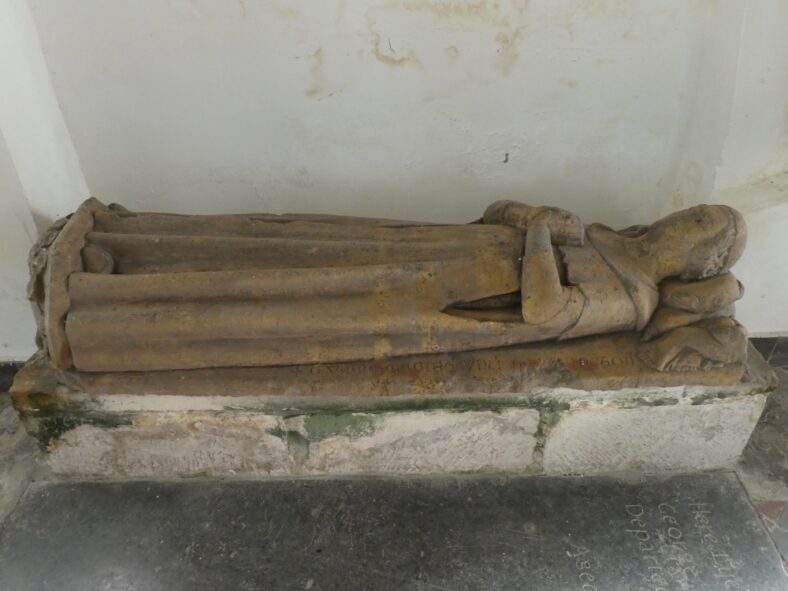 Harpswell, St Chad, South Aisle, Monument