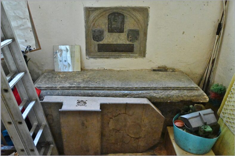 Harrington, St Mary, Tower, Tomb Chest - Society for Lincolnshire ...