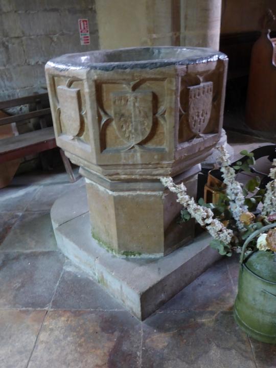 Howell, St Oswald, font