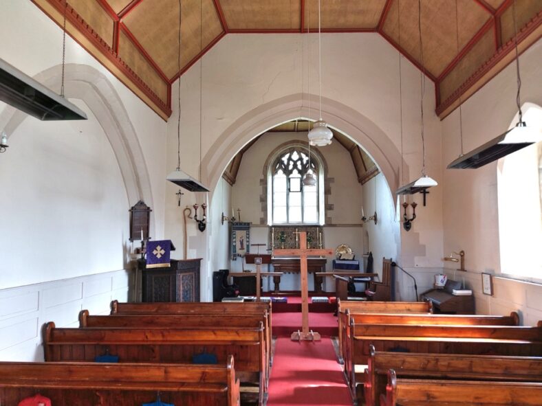 Langton by Horncastle, St Margaret, Interior - Society for Lincolnshire ...