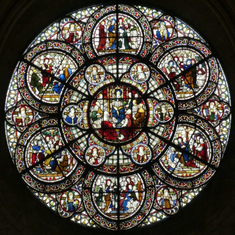 Lincoln Cathedral, Chapter House, Rose Window - Society for ...