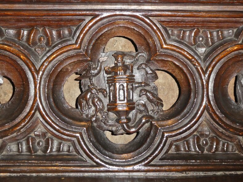 Lincoln Cathedral, St Hugh's Choir, Desk Front - Society for ...