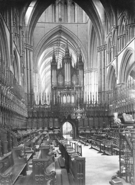 Lincoln Cathedral, St Hugh's Choir & Organ - Society for Lincolnshire ...