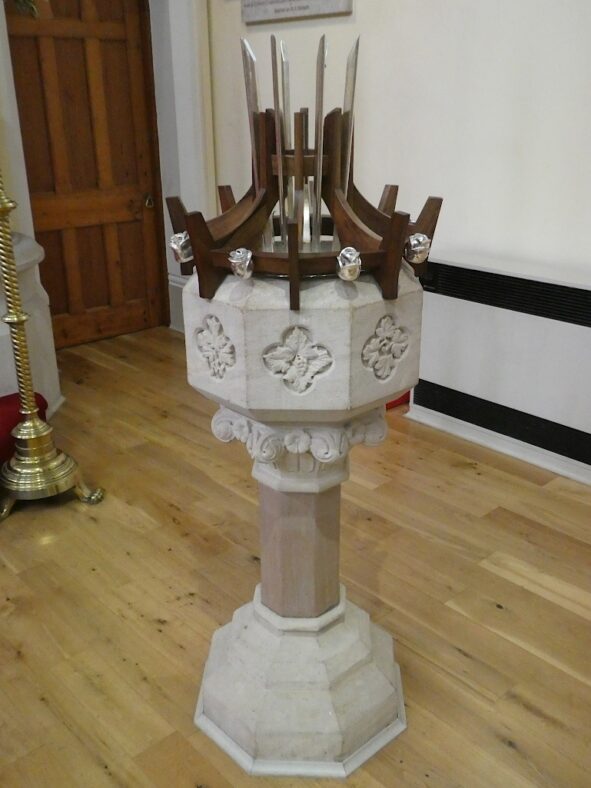 Lincoln, St Hugh's Roman Catholic Church, Font - Society for ...