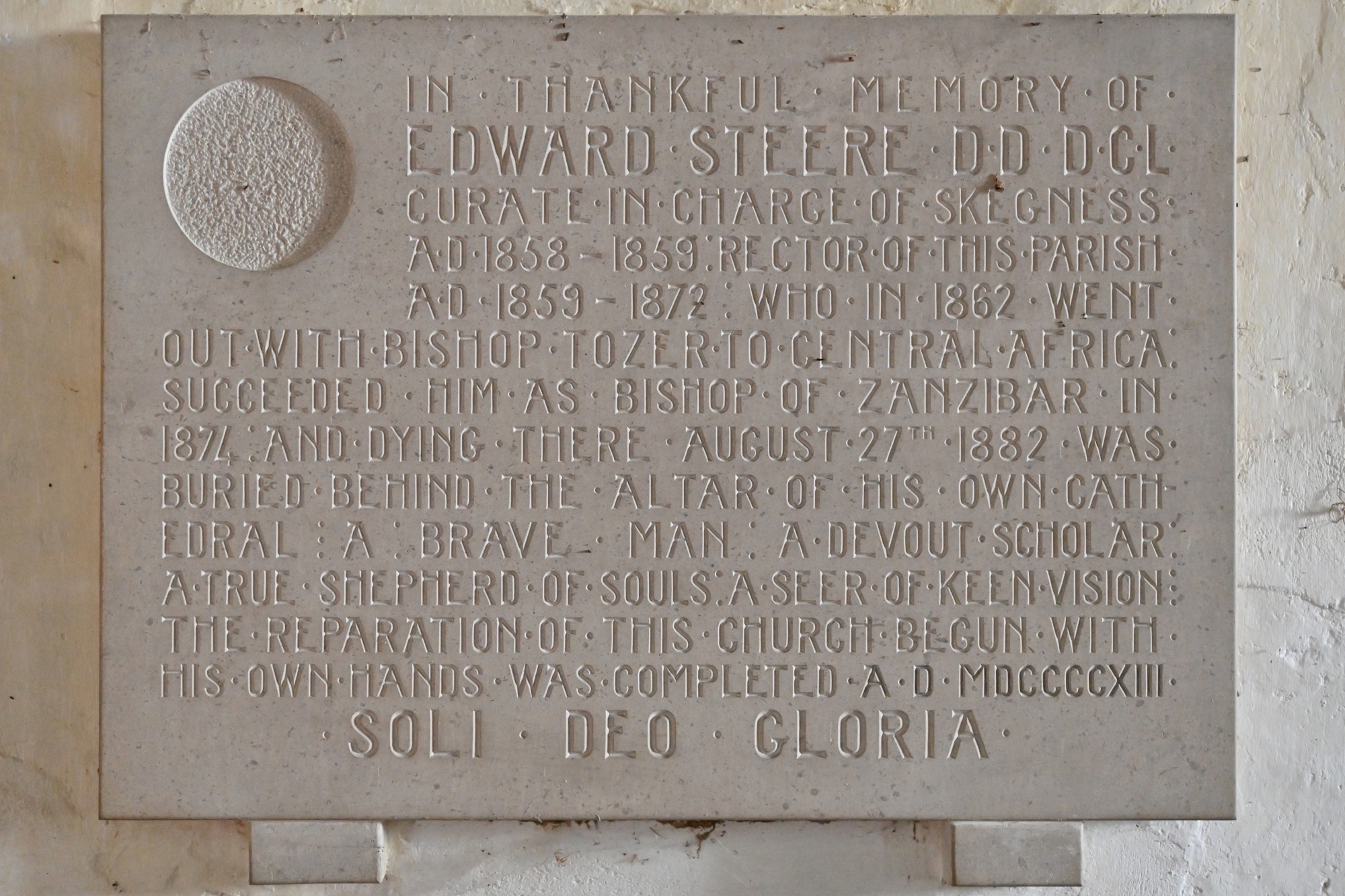 Steere, Edward – Bishop of Zanzibar